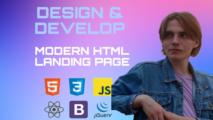 Be Your Front End Web Developer Using Html Css Javascript By