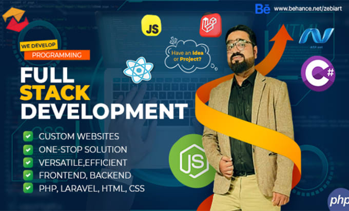 Be Your Full Stack Developer In Php Laravel Html Css By Zebiart Fiverr