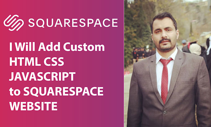 Add Custom Html Css Javascript Code To Squarespace Website By Khan
