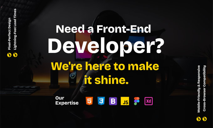 Be Your Expert Front End Web Developer Html Css Bootstrap Jquery