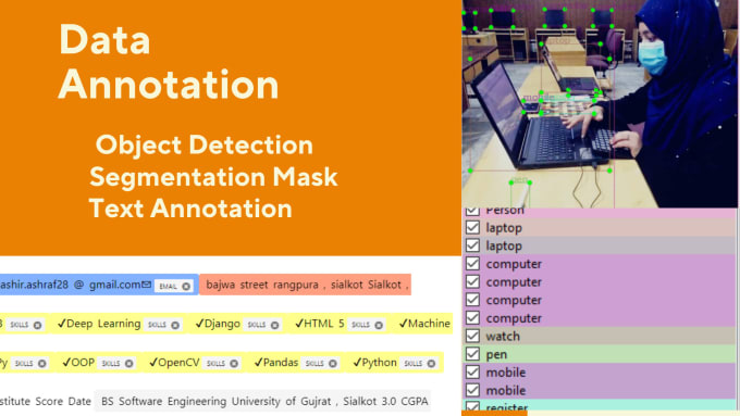 Do Object Detection Segmentation And Text Data Annotation By