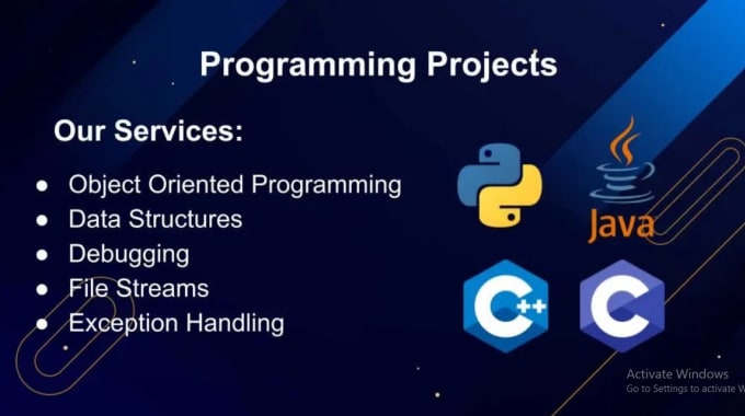 Code Programs In Python Java Cpp With Gui Assignment Project
