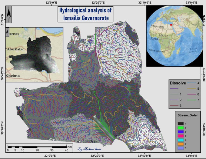 Create Vector And Raster Gis Maps As Well As Spatial Analysis By