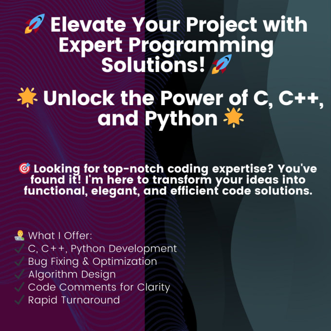 Do Programming Projects In Python C Cpp Java And Help You In