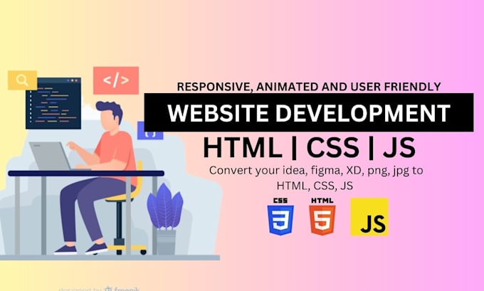 Do Frontend Development And Figma To Html Css Js Bootstrap Tailwind