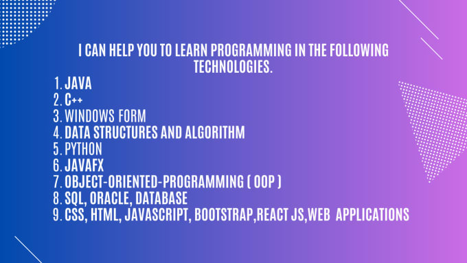 Tutor You Basic To Advance Courses Of Programming Cpp Python Html Css