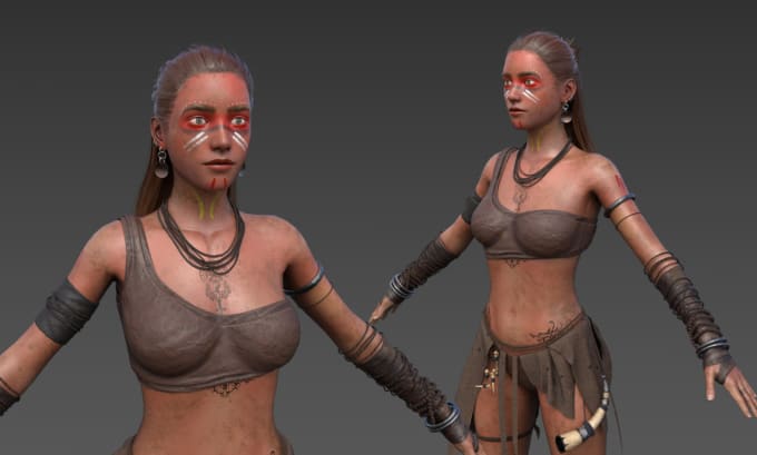 Create 3d Realistic Game Character Game Assets Props In Blender By