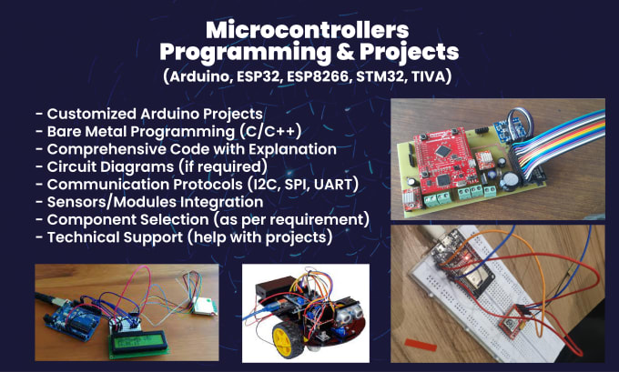 Do Arduino Stm32 Esp32 Programming And Projects For You By