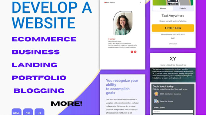 Build Responsive Website Design With Html Css And Js By Sadiachoudary