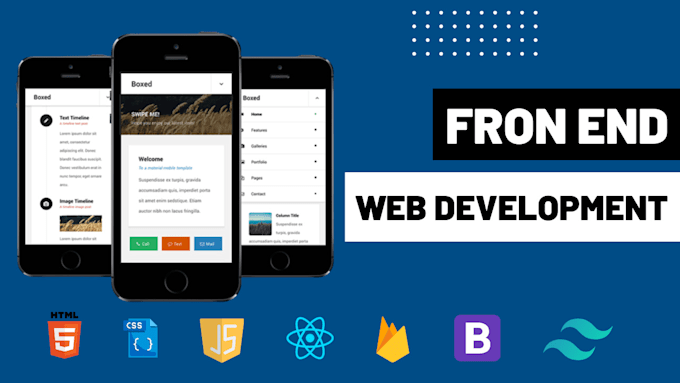 Your Frontend Web Developer Using React Html Css Bootstrap