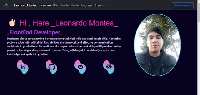 Front End Web Developer Using React Js Html Css Bootstrap By