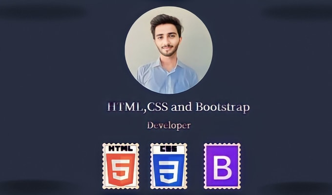 Fix And Build A Website With Html Css And Bootstrap By Abdullah Alvi