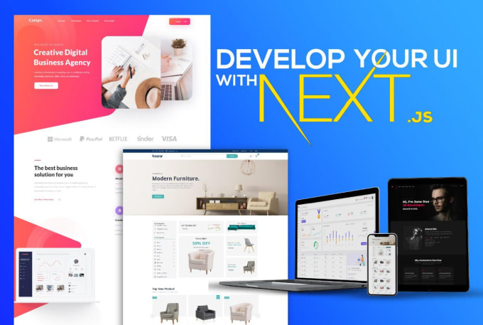 Your Reactjs Nextjs Web Application Frontend Developer By Dev Studioo