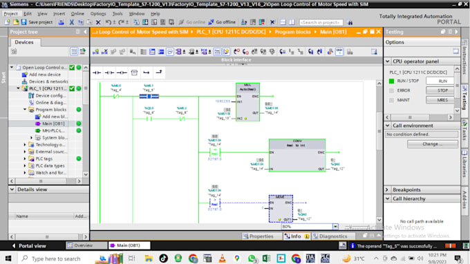 Create Plc Programs Using Ladder Logic And Hmi Programs By