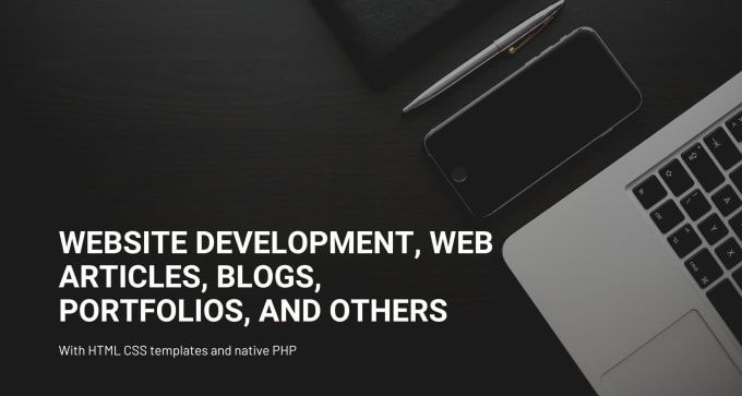 Build Your Website Using Html Css And Native Php By Wildanzs Fiverr