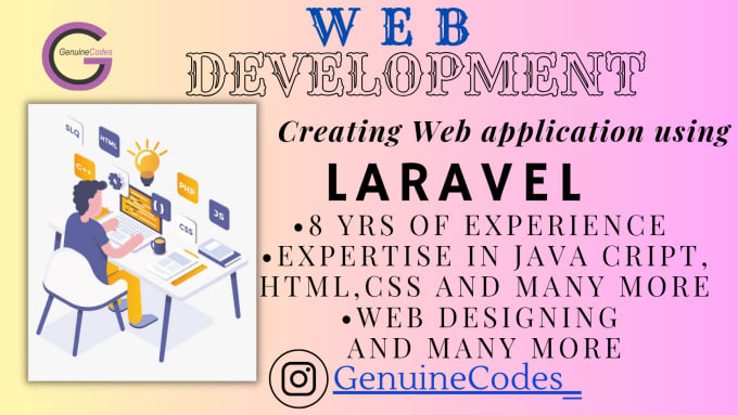 Create A Web Application Using Laravel Php And Codeigniter By