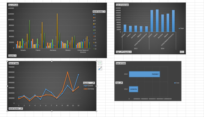 Create Excel Dashboard Data Visualization Report And Data Entry By