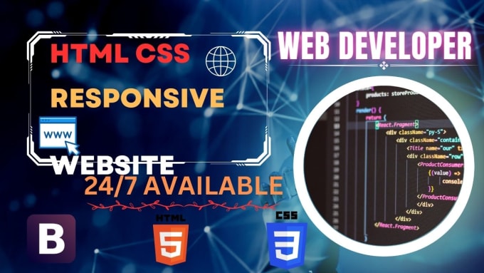 Convert Psd Canva To Html And Clone Responsive Website Using Html Css