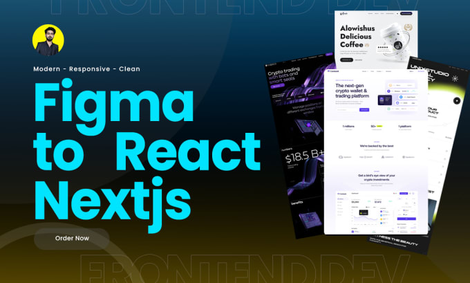 Convert Figma To Reactjs Next Js Html Css Frontend Developer By
