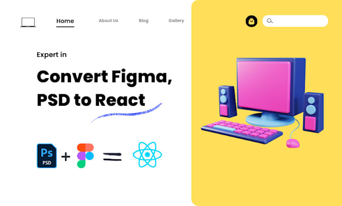 Convert Psd And Figma To React By Tanvir Sh Fiverr