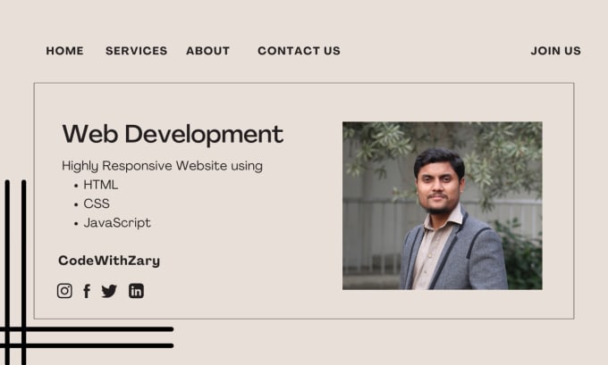 Do Frontend Development Using Html Css Bootstrap And React By Zaryab