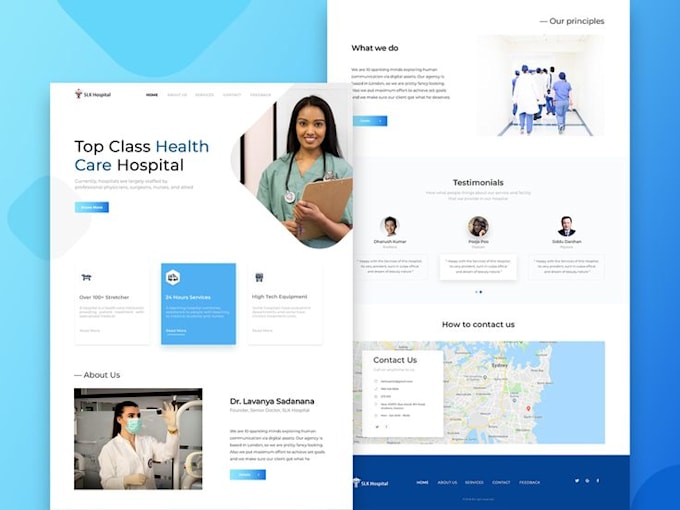 Design Medical Website Healthcare Website Dental Clinic Website By