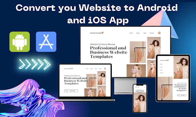 Convert Any Website To Android And Ios App Using Flutter By