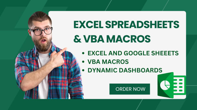 Do Excel Spreadsheets Data Entry Macros Pivot Charts And Formulas
