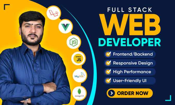 Be Your Full Stack Best Web Developer Using Php Laravel Vue Js By