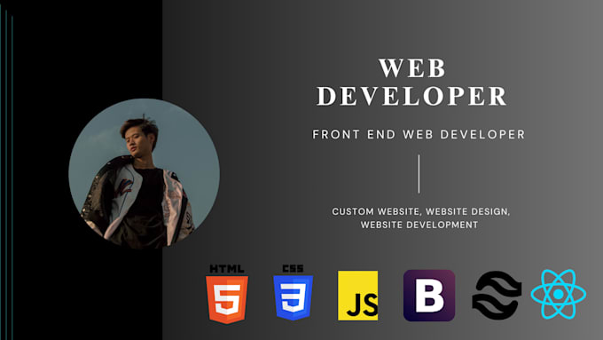 Be Your Front End Developer Using Html Css Javascript Bootstrap By