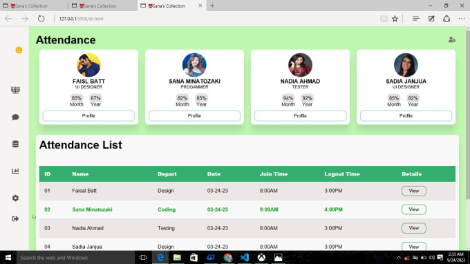Code Website Design Using Html Css Javascript By Sanaraf Fiverr