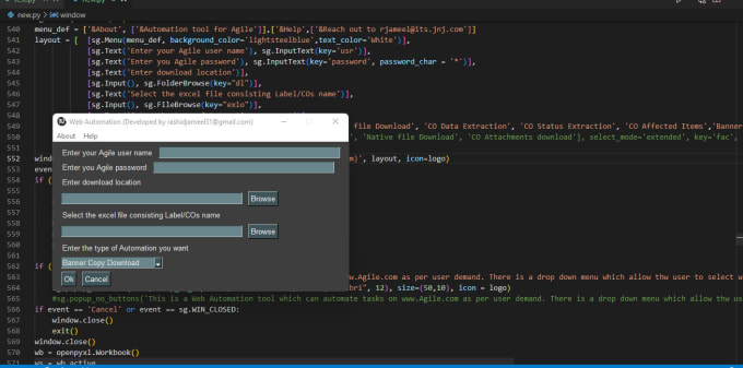 Create Web Automation Tool Using Python Selenium Tkinter And