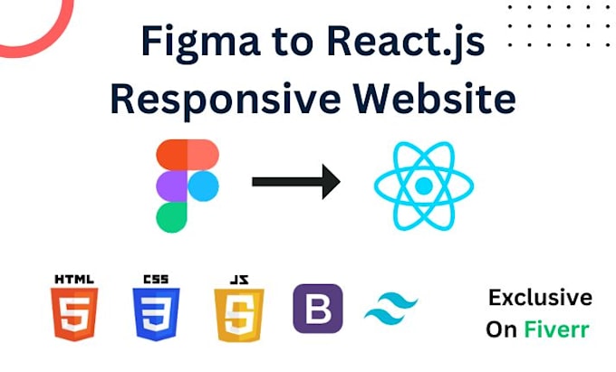 Convert Figma To React Js Responsive Website Using Html Css Tailwind