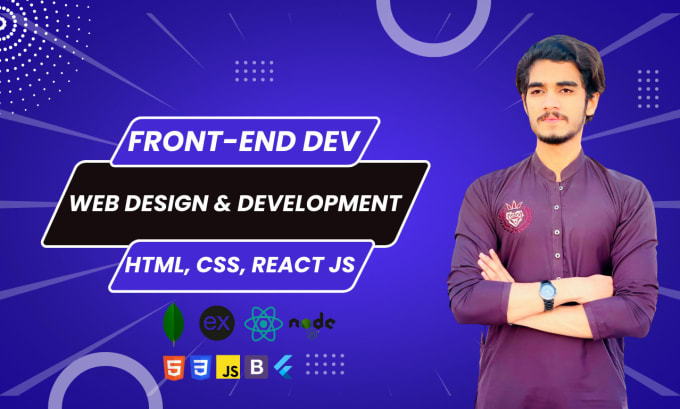 Be Your Front End Web Developer Using React Js Html Css And Bootstrap