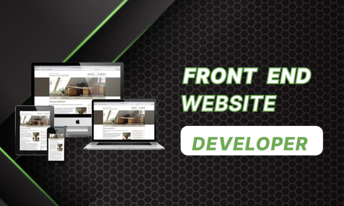 Be Your Front End Web Developer Html Css Bootstrap Js And React Js By