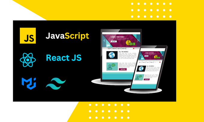 Build A Web App Using Html Css Javascript React Tailwind Css