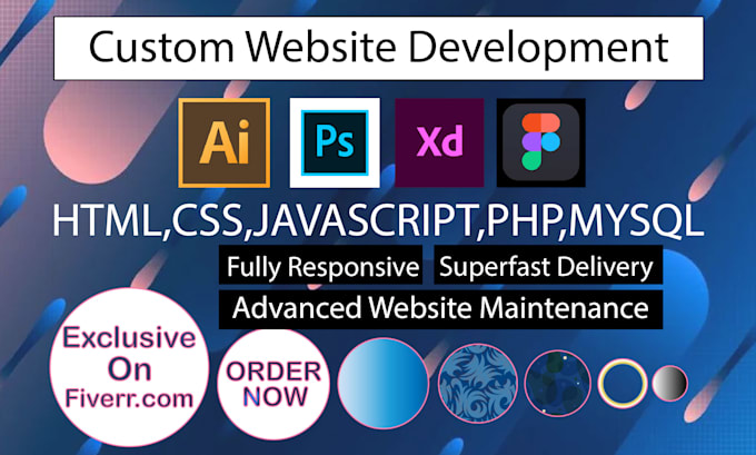 Create Custom Responsive Website In Html Css Bootstrap Javascript
