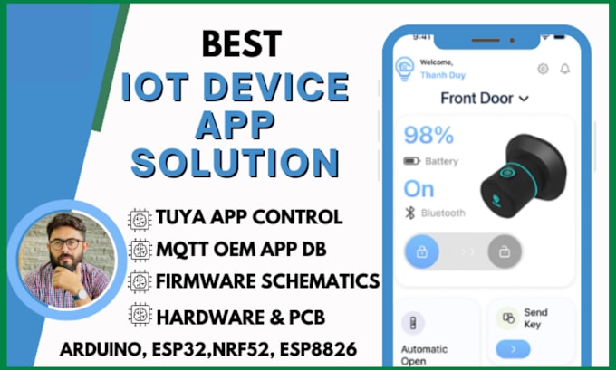 Do Iot App Firmware On Arduino Nrf52 Stm32 Esp32 With Wifi Ble Mqtt