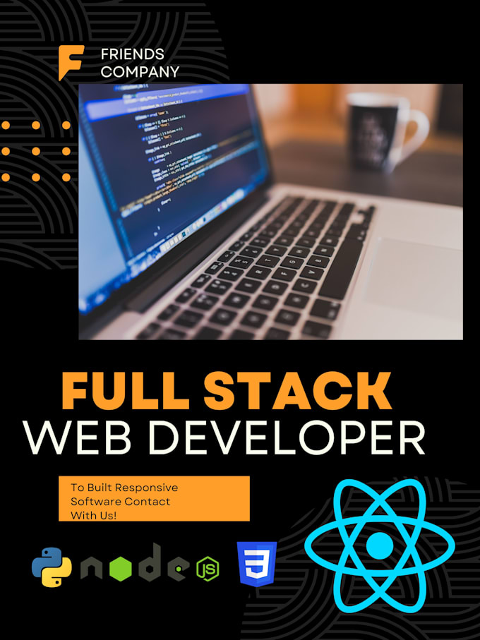 Create React Asp Net Next Php And Django Websites As A Full Stack