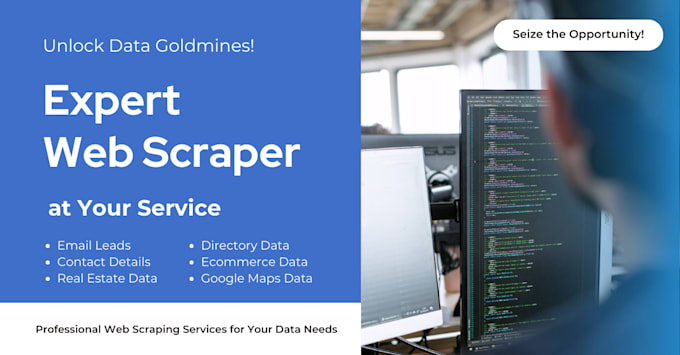 Extract Gold From Data Expert Web Scraping By Sparrow Digital Fiverr