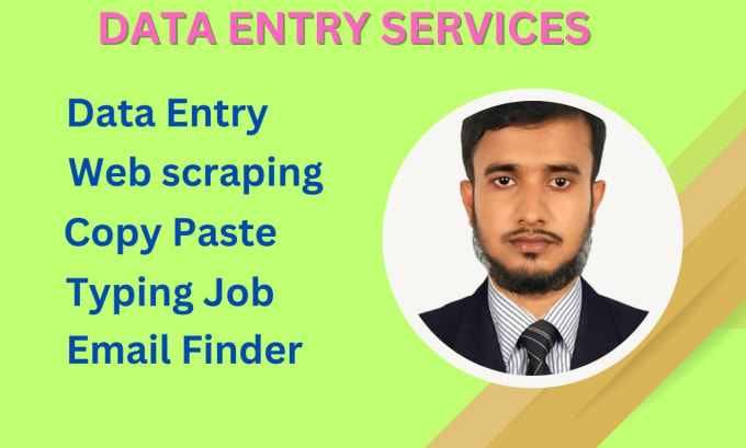 Do Data Entry Web Scraping Email Finding Copy Paste Typing Job Pdf