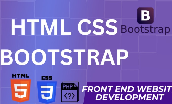 Be Your Front End Web Developer Bootstrap React Js And Jquery Using
