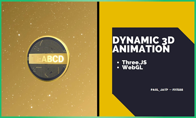 Create A Dynamic D Webgl Animation With Three Js By Paul Jayp Fiverr