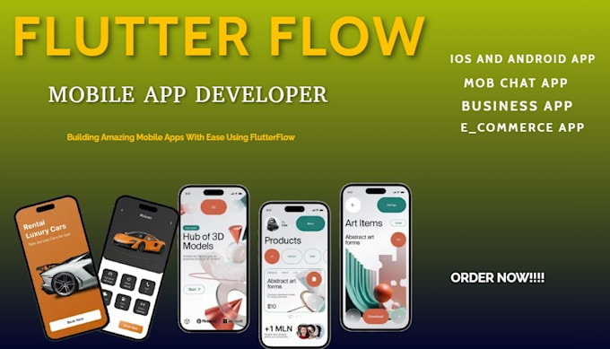 Do Flutterflow Mobile App Development Flutter Flow Apps Flutterflow By Projane Fiverr