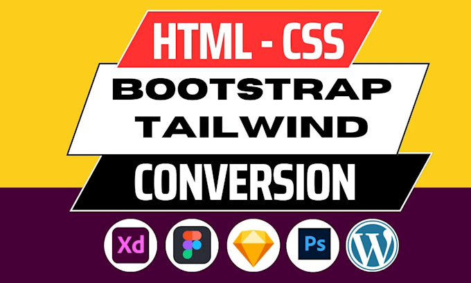 Convert Figma Psd Xd Or Sketch To Html With Tailwind Css Or Bootstrap