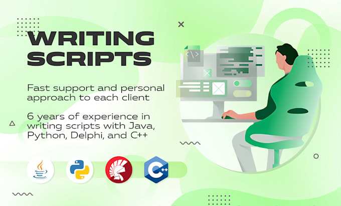 Develop Script In Java Python Delphi And C By Novahustle Fiverr