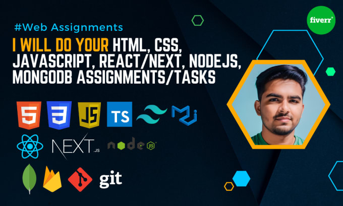 Do Web Assignments Html Css Javascript React Nextjs Development By Dev