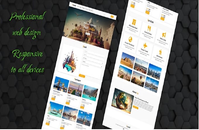 Design Website With Html Css Javascript And Bootstrap By Talhasajid Fiverr