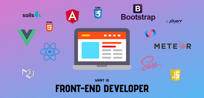 Do Your Frontend Web Design Using React Html Css Bootstrap Javascript