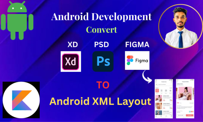 Convert Xd To Xml Psd To Xml Figma To Xml In Android Studio By